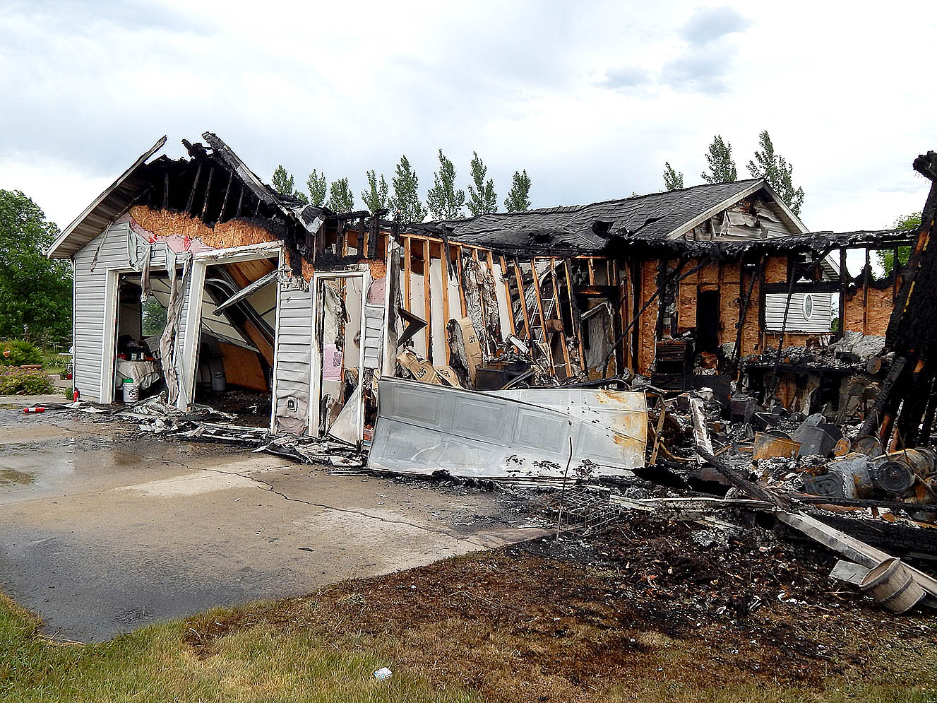 Fire destroys Gieseke home near Klossner | News, Sports, Jobs - The Journal